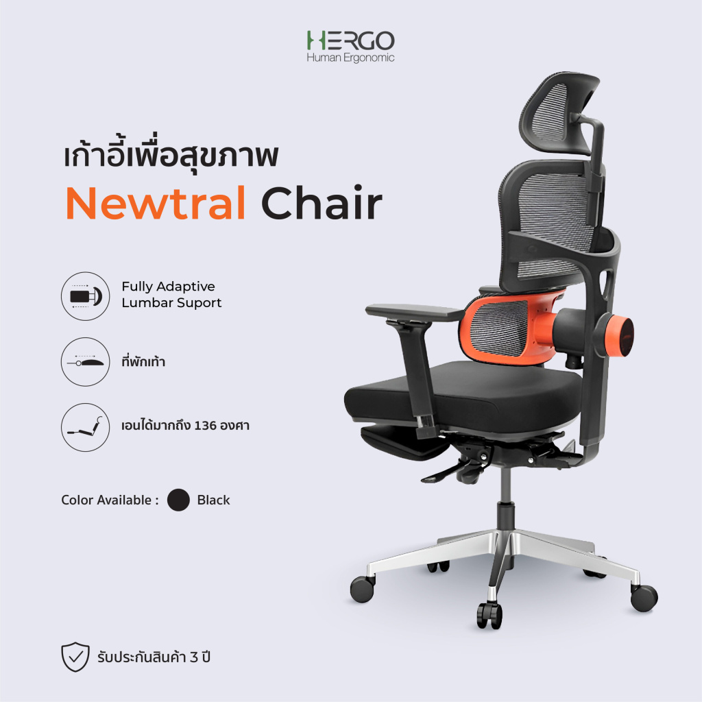 Newtral Chair – Hergo.co.th